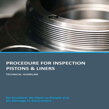 Procedure for Inspection Pistons and Cylinder Liners | PDF