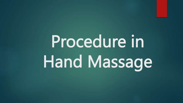 Basic Hand and Arm Massage Techniques TLE8.pptx