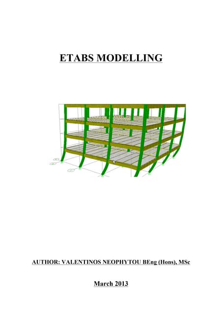ETABS BASIC DESIGN | PDF