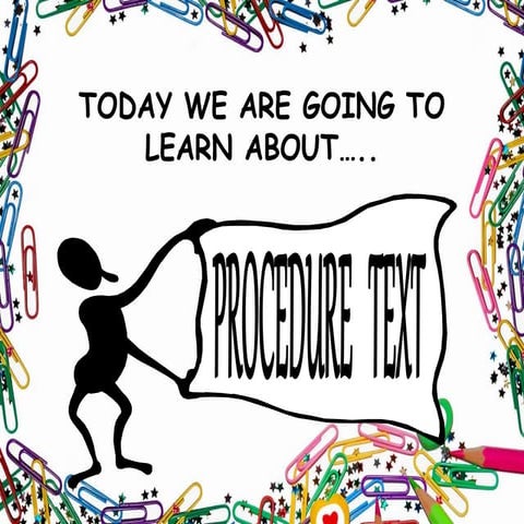(PPT) Procedure text | PPTX