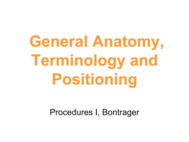 General radiological-procedure | PPTX