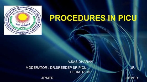 VENOUS CUT DOWN Procedure ppt presntation | PPT