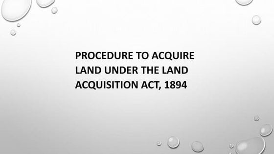LAND ACQUISITION FOR RAILWAY INFRASTRUCTURE PROJECTS | PDF