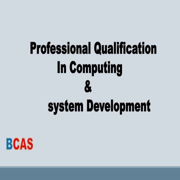 Professional Qualification | PPTX