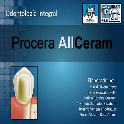 Coronas Procera All Ceram | PPTX