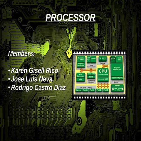 Procesador | ODP | Operating Systems | Computer Software and Applications