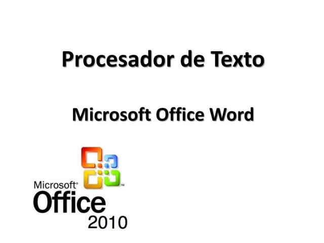 Microsoft Word 2010 | PPTX