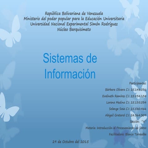 Mapa conceptual del sistemas de informacion | PPTX