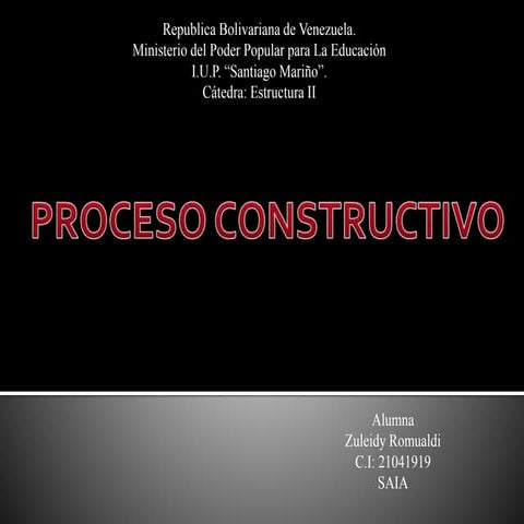 Proceso constructivo... saia | PPTX | Civil Engineering Industry | Industries
