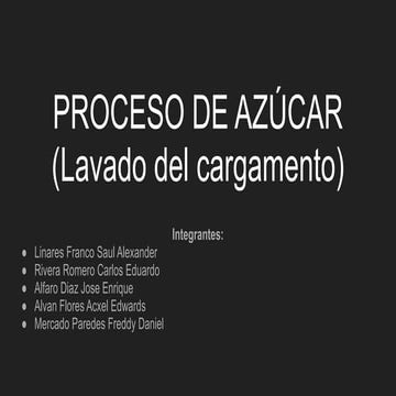 Proceso de azúcar.pptx para el curso de control | PPTX