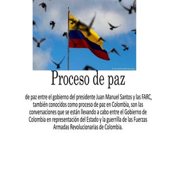 Proceso de paz en colombia | PPTX