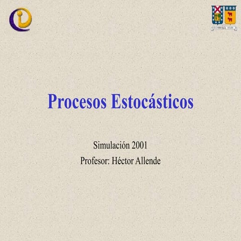 Proceso estocastico | PPT