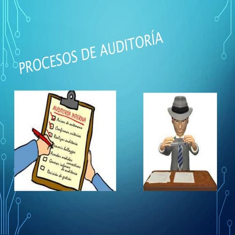 Procesos de-auditoría | PPTX
