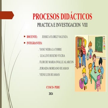procesos didacticos en el nivel inicial | PPTX