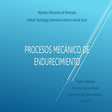 Procesos mecanicos | PPTX