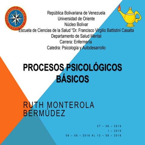 Procesos psicológicos básicos | PPTX