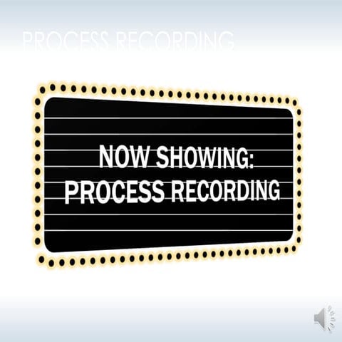 Process recording 13 fs sw4080 | PPTX