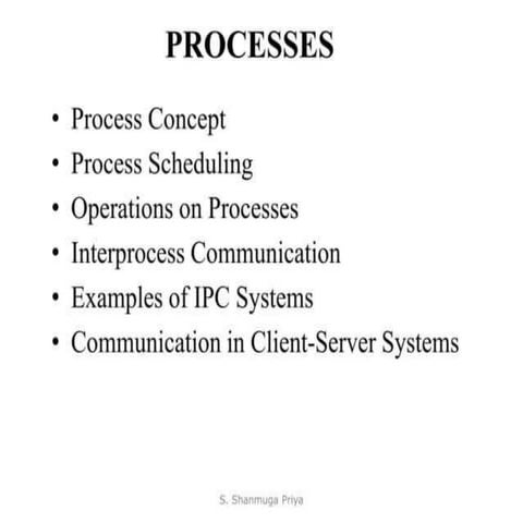 Process Topic In Operating System Mca 2nd Sem Ppt 