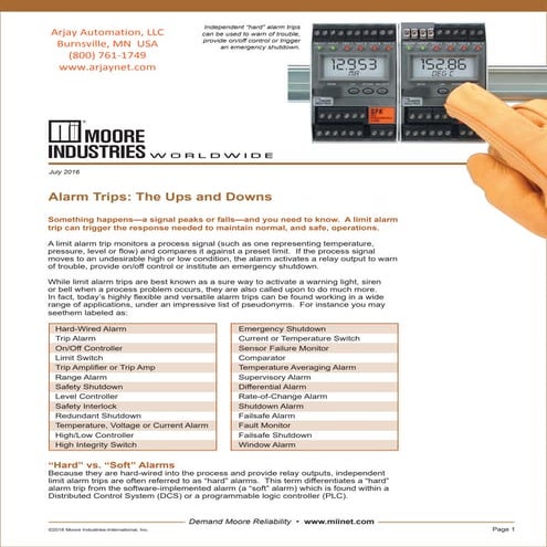 Process Alarm Monitoring and Processing | PDF