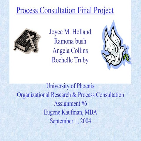 Process Consultation Final Project | PPT