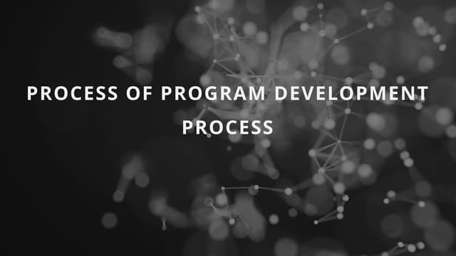 Program development life cycle | PPTX