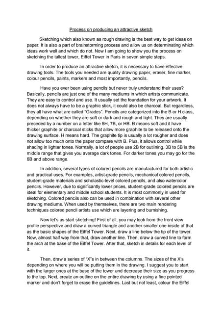 Sketching Basics- Part 1 | PPS | Drawing and Sketching | Arts and Crafts