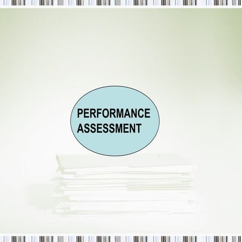 Process Oriented Performance based Assessment