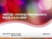 Process and product performane-based assessment | PPTX | Educational Assessment | Education