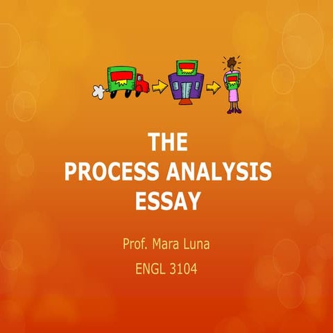 Process analysis essay | PPTX