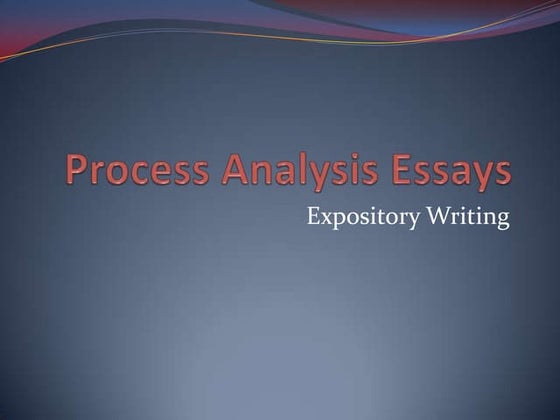 Process essay | PPT