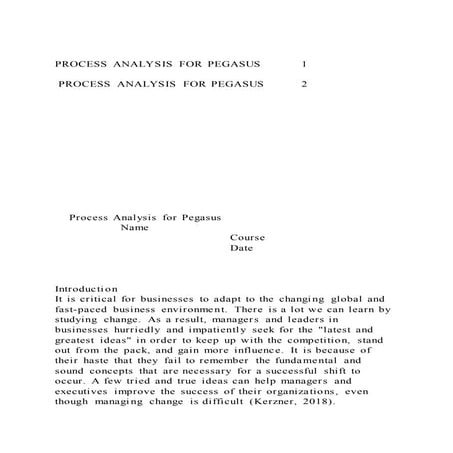 PROCESS ANALYSIS FOR PEGASUS1 PROCESS ANALYSIS FOR PEGASUS | DOCX