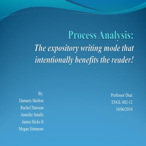 Process analysis pp engl 002-12 final | PPT
