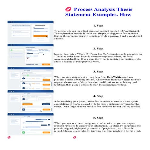 Process Analysis Thesis Statement Examples. How | PDF | Business and ...