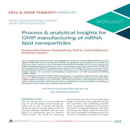 mRNA lipid nanoparticles | PDF