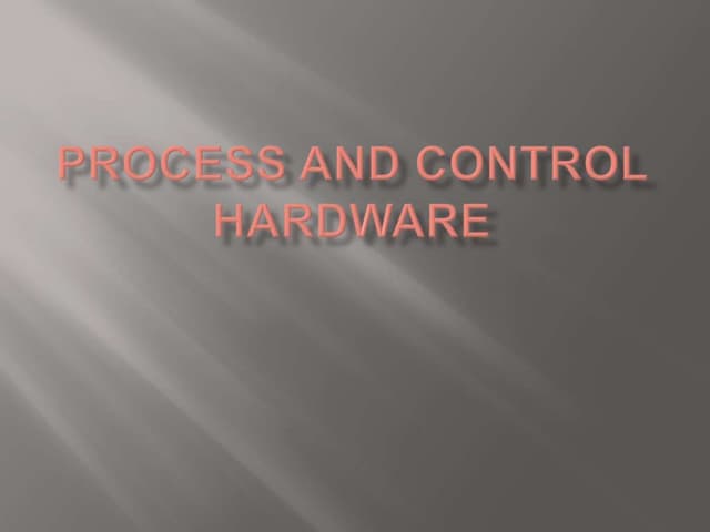Process & Control Hardware plus fetch-execute cycle | PPT Process & Control Hardware plus fetch-execute cycle | PPT