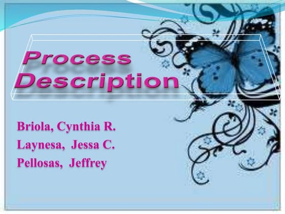 Process description | PPT