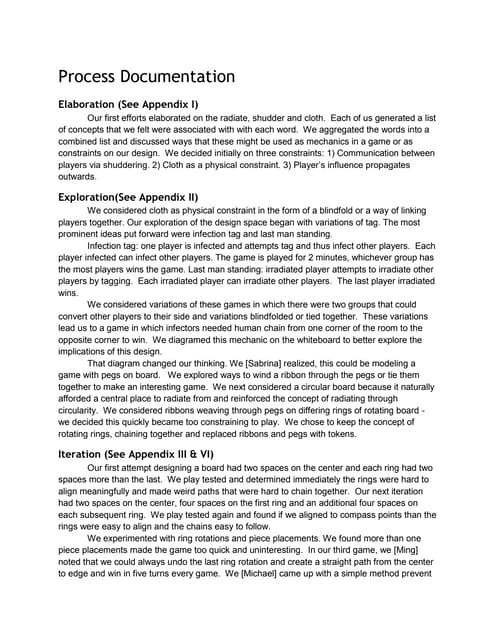 Process Documentation | PPT