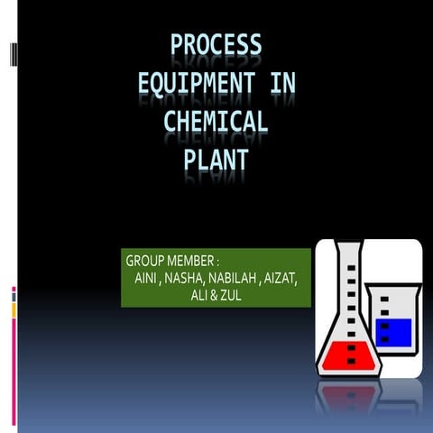 Process equipment of chemical plant | PPTX