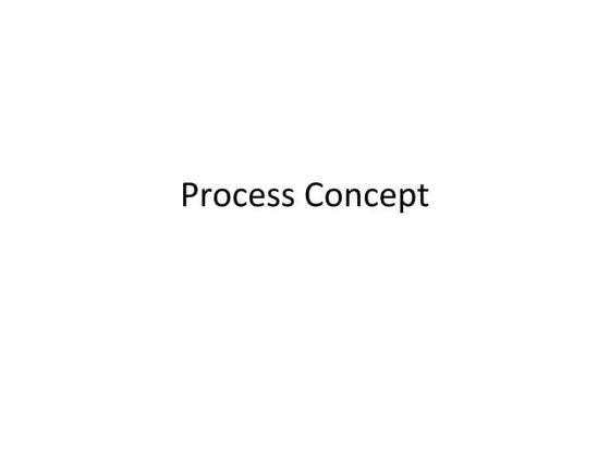 Operating system 17 process management | PPT