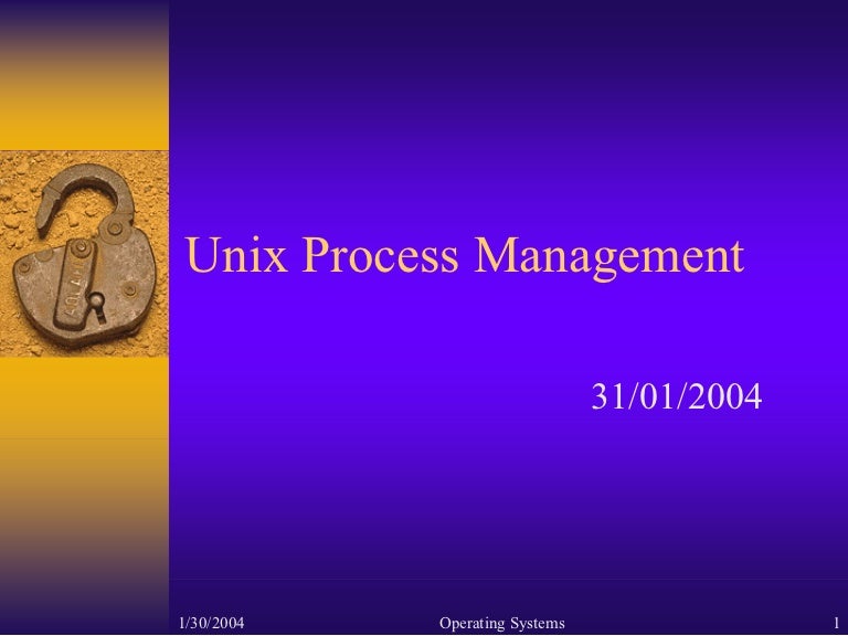 Processes In Unix