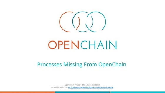 How to use OpenChain | PPT