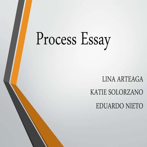 Process essay | PPTX