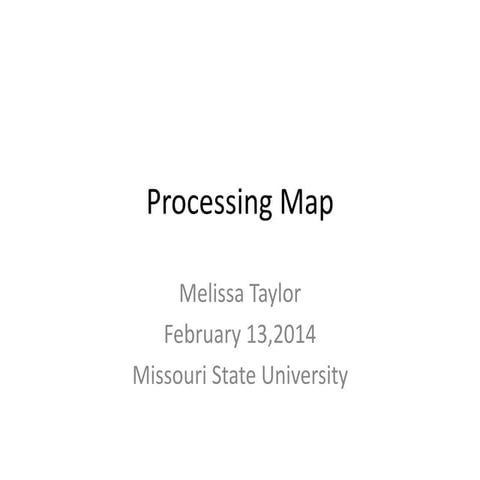 Processessing map presentation | PPTX
