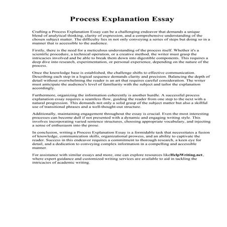 Process Explanation Essay.pdf