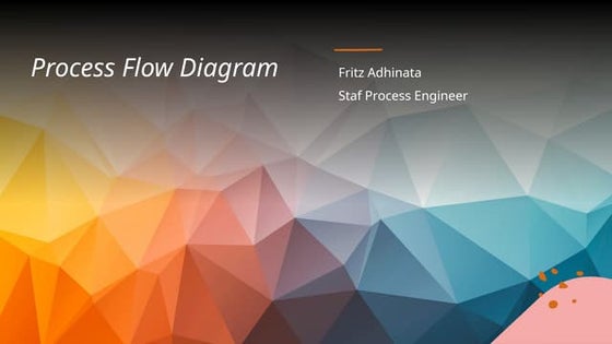 Process flow sheet diagram | PPTX