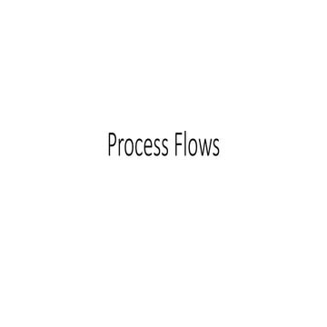 Process flows | PPTX