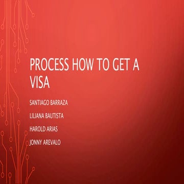 Process how to get a visa | PPTX | Travel Preparation and Advice | Travel