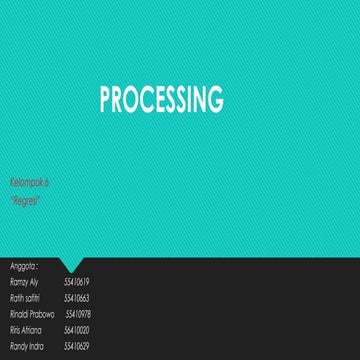Processing | PPT
