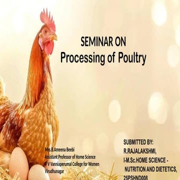 Processing of poultry | PPT