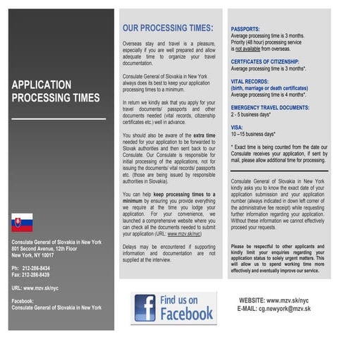 Consular application processing times | PPT